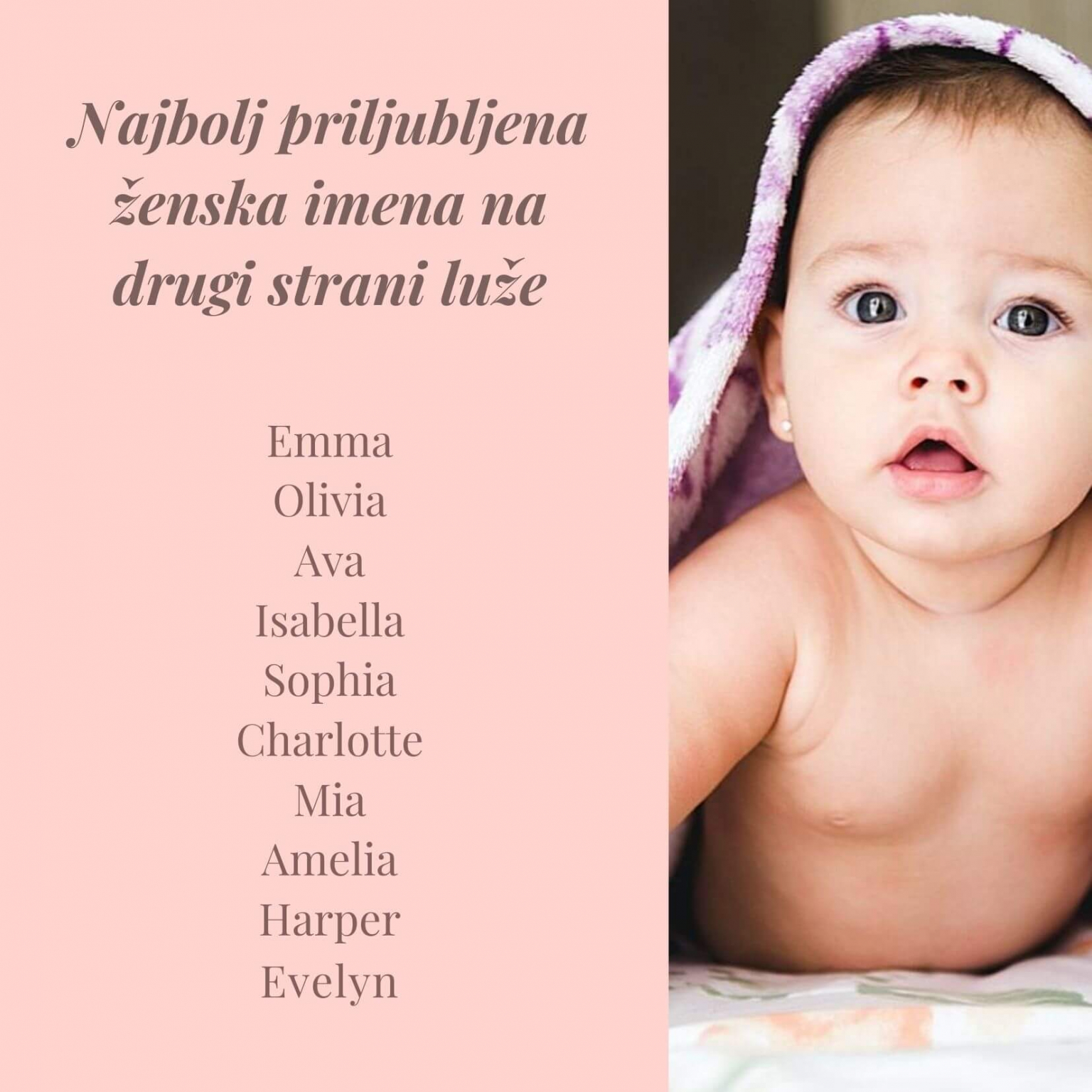 Najlepša otroška imena [2026] - Raptas.si