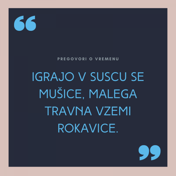 Pregovori o vremenu - Raptas.si